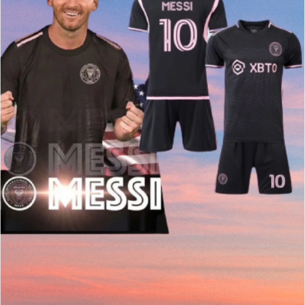 Inter Miami Lione Messi Jersey Black - Gem